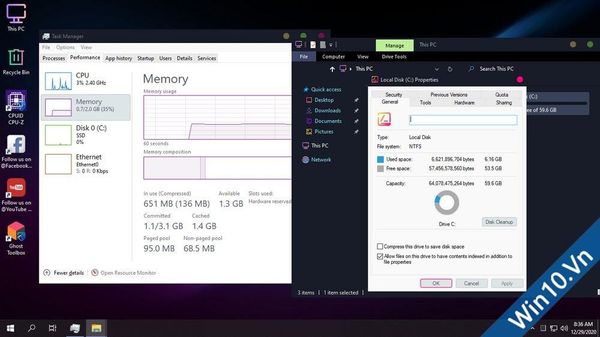 Win 10 Lite 32bit/ 64bit - win 10 super lite siêu nhẹ | Viết bởi Win10dotvn