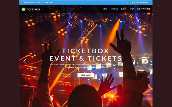 Share theme TicketBox miễn phí - Giao diện bạn vé cho site Wordpress | Viết bởi Vuongtuan247