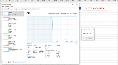 1 cách test sức mạnh của CPU khá hay nè anh em. Test CPU bằng Excel ...