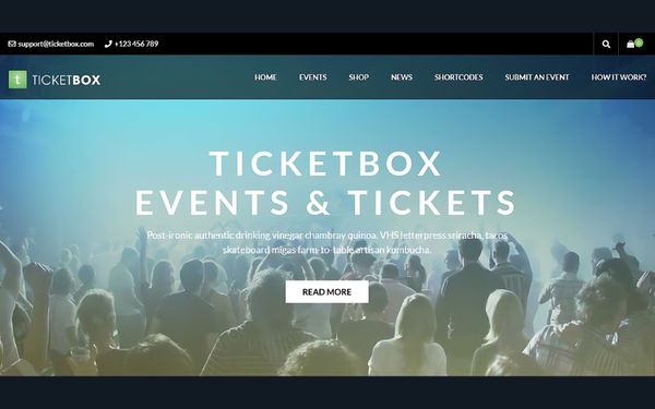 Share theme TicketBox miễn phí - Giao diện bạn vé cho site Wordpress | Viết bởi Vuongtuan247