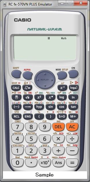 Giả lập máy tính Casio fx-570VN PLUS | Viết bởi trungmtv123
