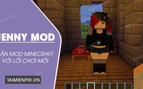 Jenny Mod (1.20.1, 1.20) – Bạn gái ảo, Ellie, Bia, Allie, Goblins ...